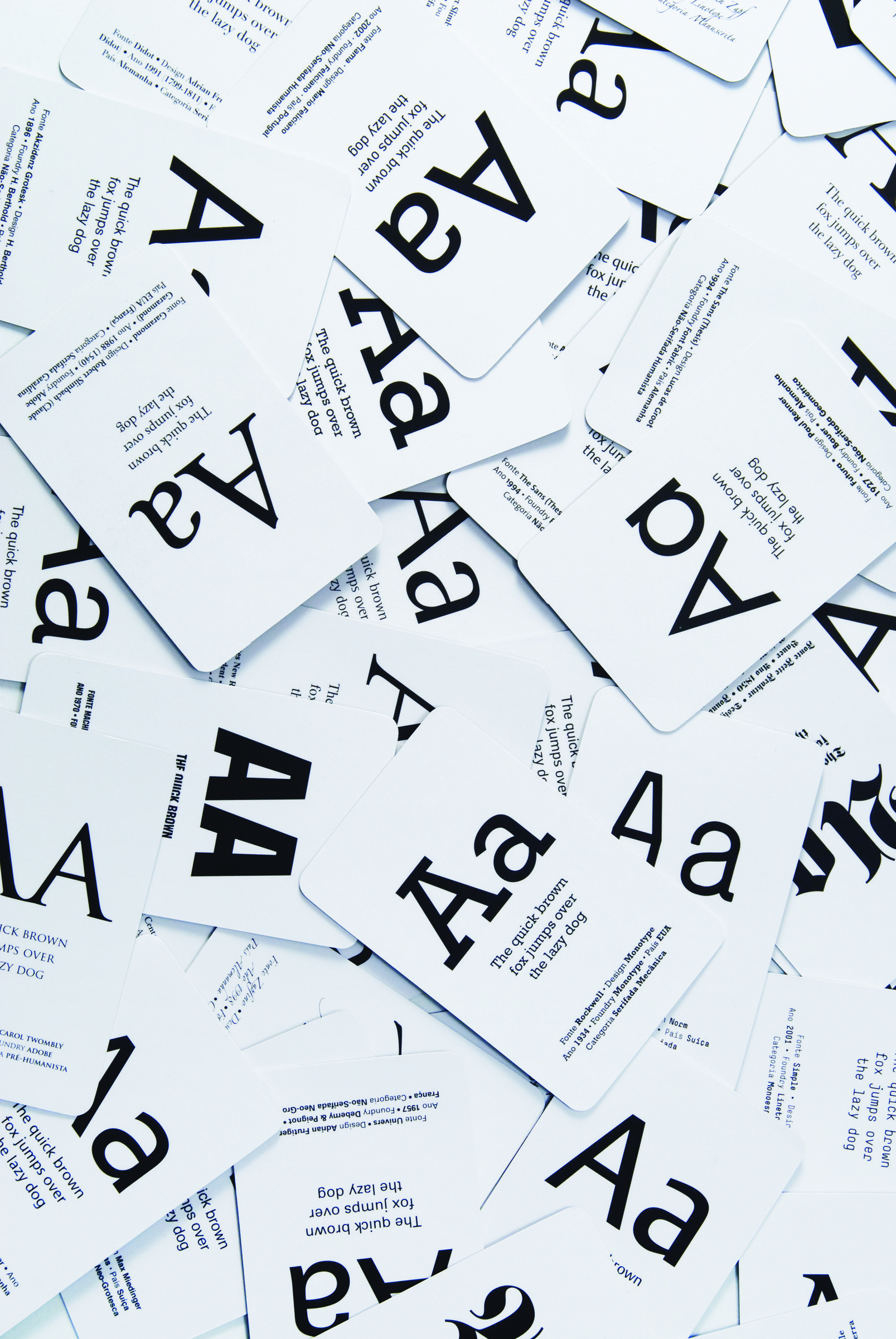 Typeface Memory Game - Jogo da memória tipográfico - ps.2 arquitetura ...